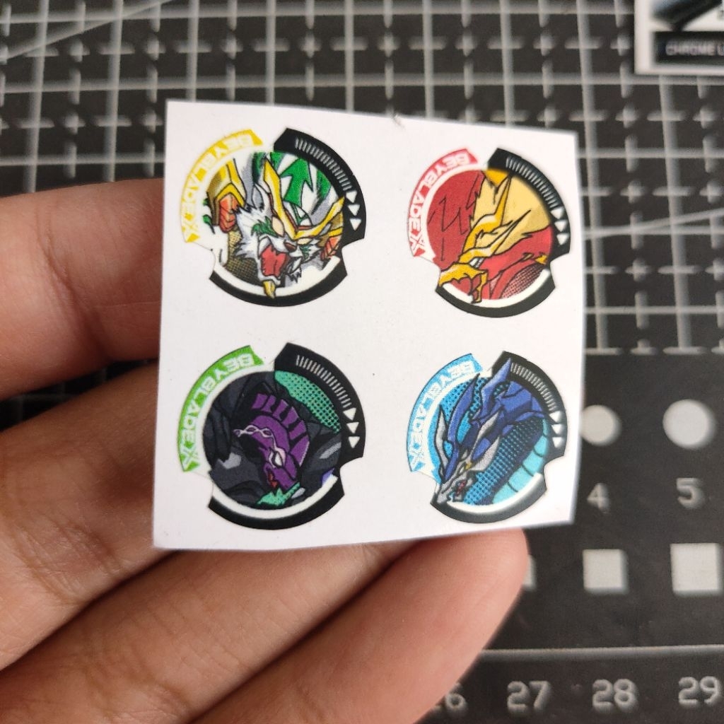 Jual cutting sticker for beyblade x chip | Shopee Indonesia