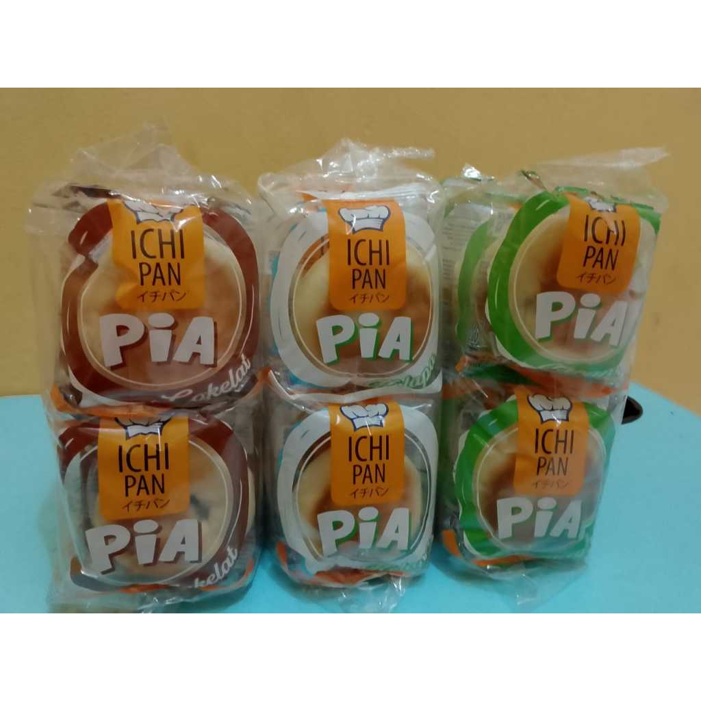 Jual PiA Ichi Pan | Roti PiA isi cokelat | Roti PiA isi Kacang hijau ...