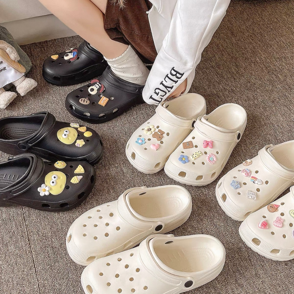 Jual Komin Sandal Kodok Sepatu Karet Wanita Wedges Wanita Sandal Pesta ...