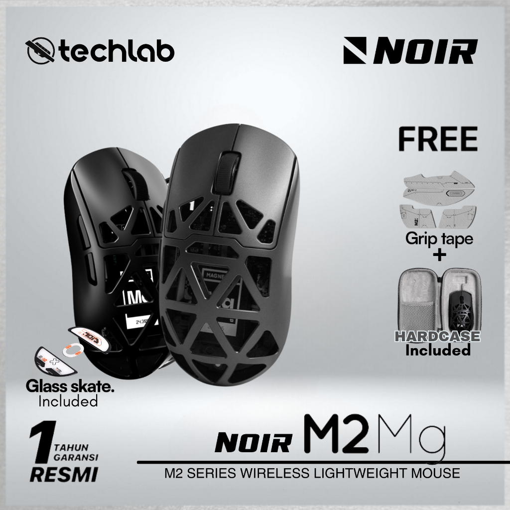 Jual Noir M2 Mg Magnesium 8K Wireless Lightweight Gaming Mouse PAW 3395 ...