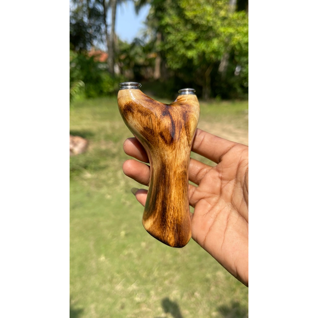 Jual ketapel kayu tip stainlis/almunium | Shopee Indonesia