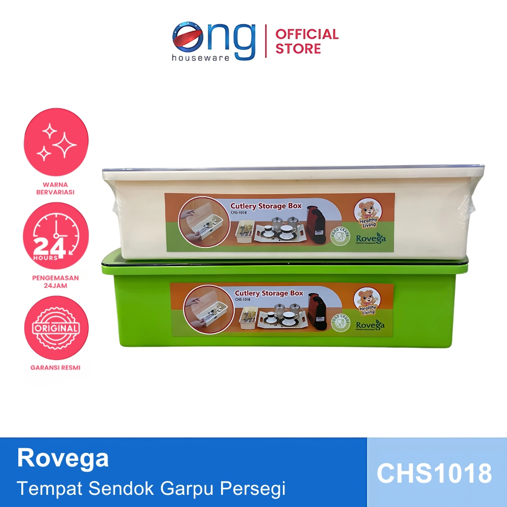 Jual Ong Houseware - Tempat Sendok Garpu Kotak Cutlery Box Rovega ...