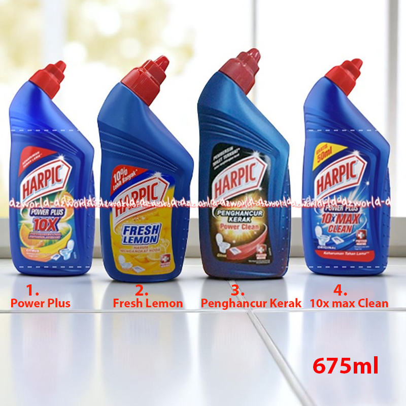 Jual Harpic 675ml Power Plus 10x Penghancur Kerak Wangi Citrus Original Harpik Pembersih Kloset ...