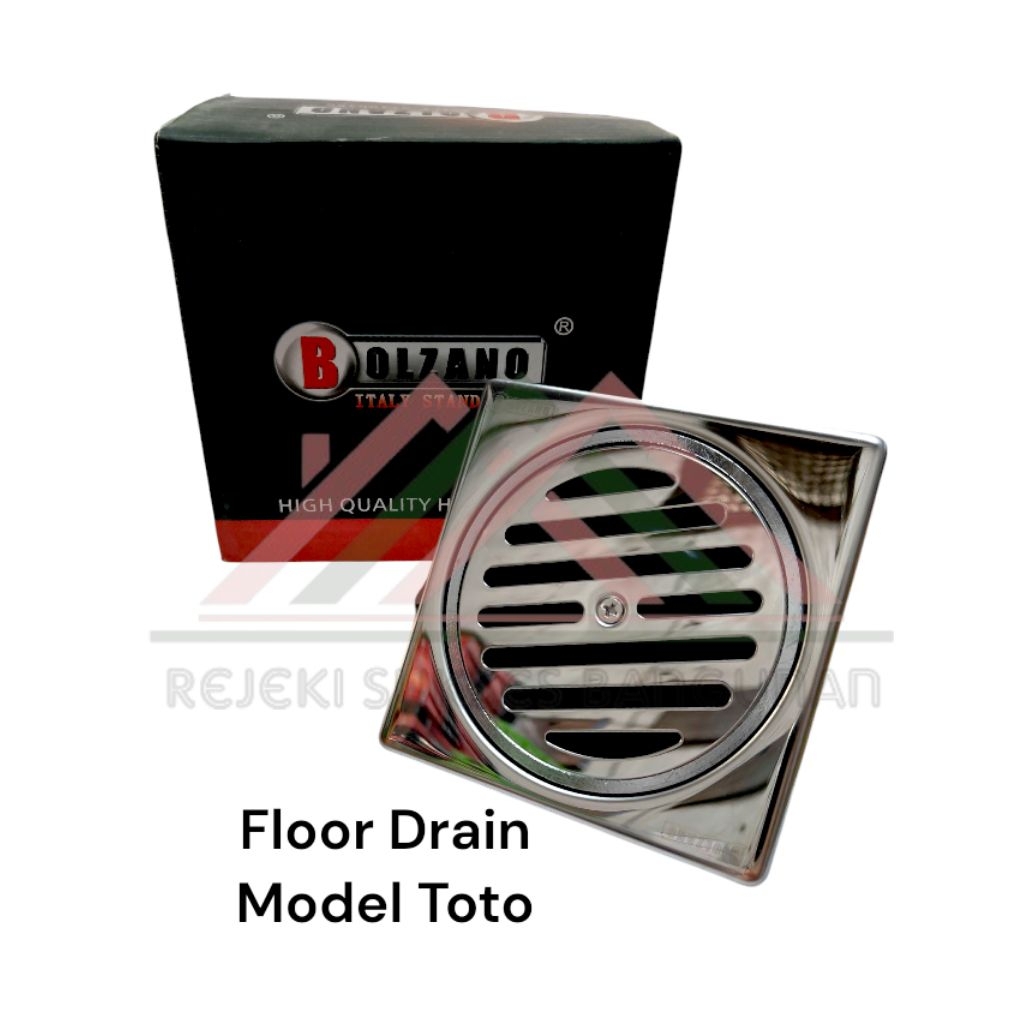 Jual BOLZANO Saringan Got Model Toto / Floor Drain Stainless Steel / Saringan Got Kamar Mandi ...