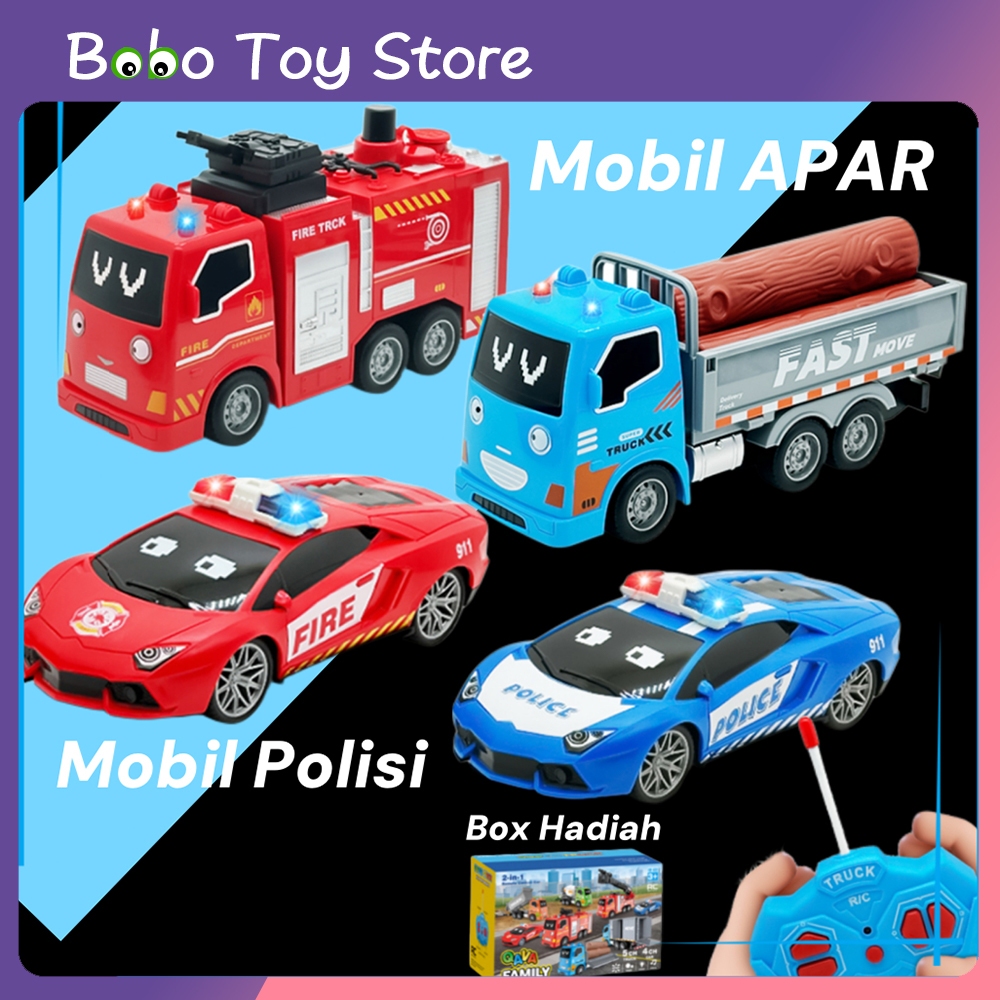 Jual BOBO Store Mobil APAR Fire Truck Mobil Remote Kontrol Anak Truk ...