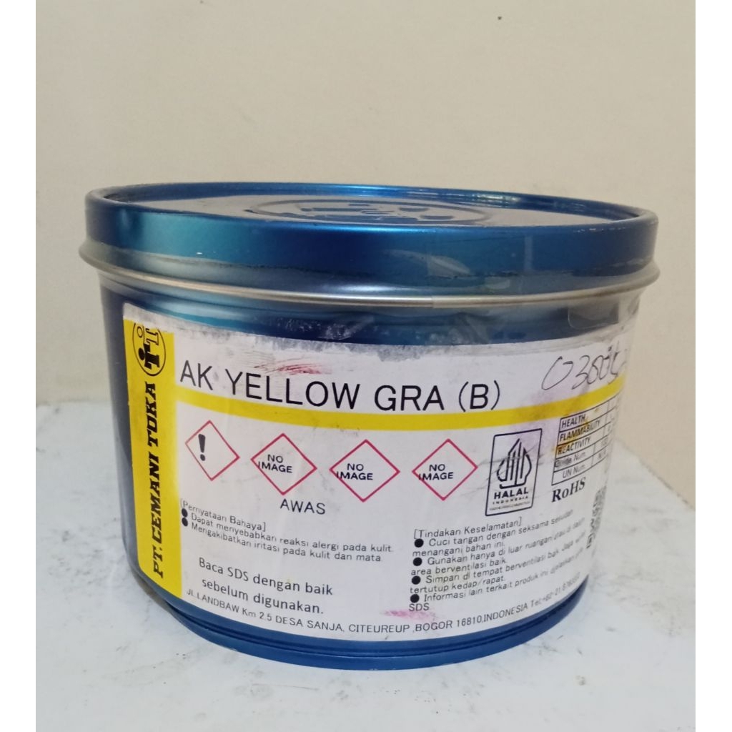 Jual Tinta Offset Cemani Toka Ak yellow Gra (B) | Shopee Indonesia