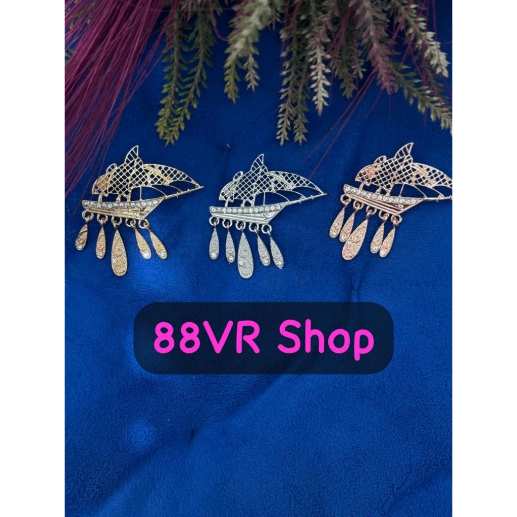 Jual Bros kapal pinisi//Bros pin kapal layar//Bros kerudung | Shopee ...