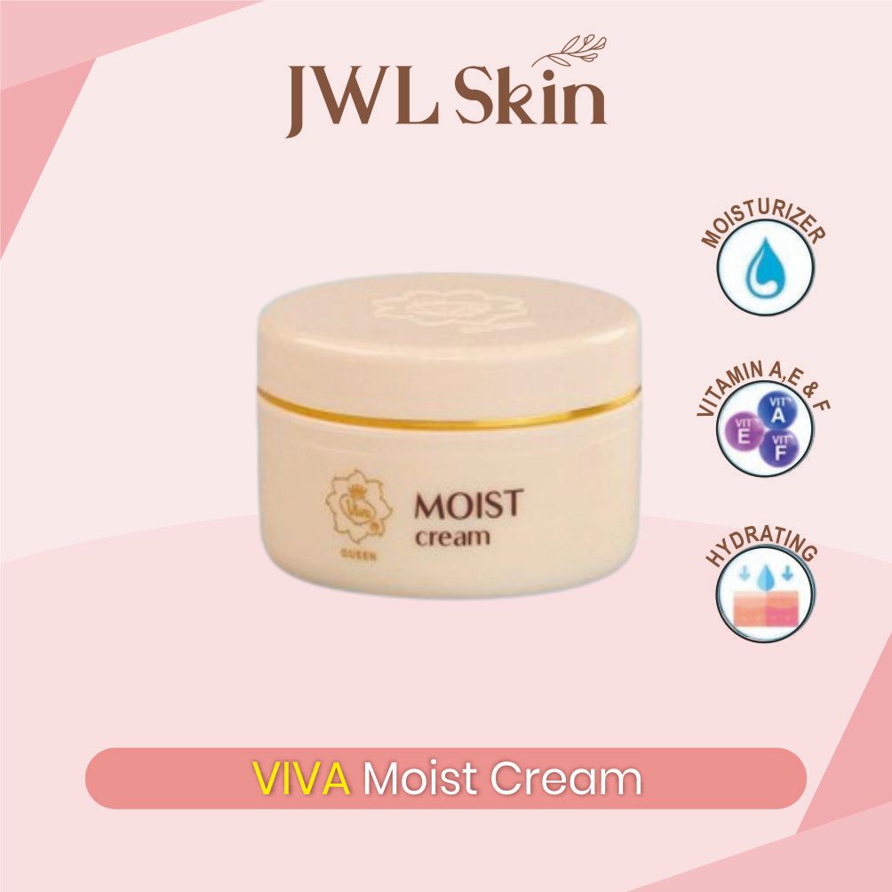 Jual Viva Queen Moist Cream with Moisturizer, Vit A, E & F - 22 Gr ...