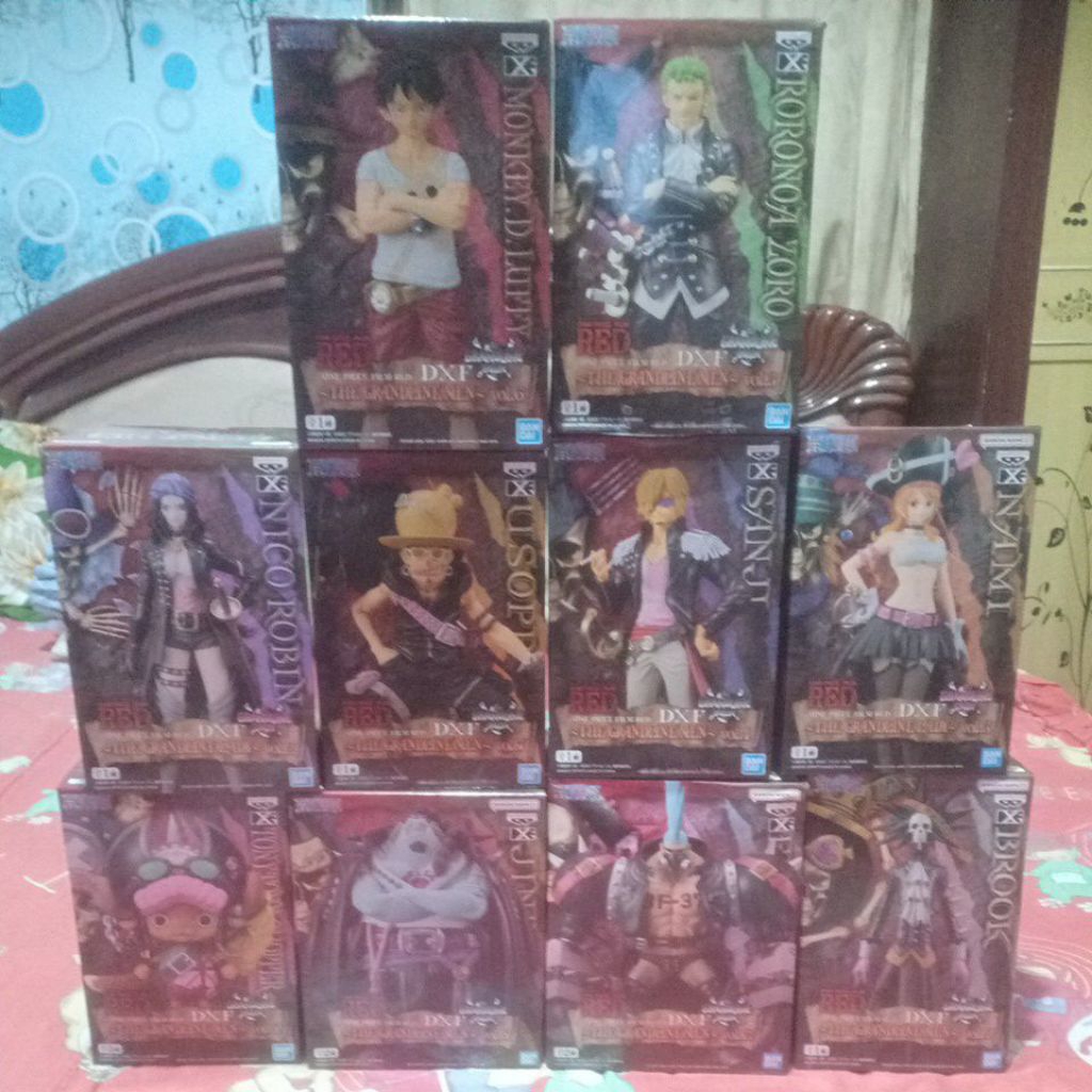 Jual set take all DXF Grandlineman Crew SHP One Piece MISB Komplit ...