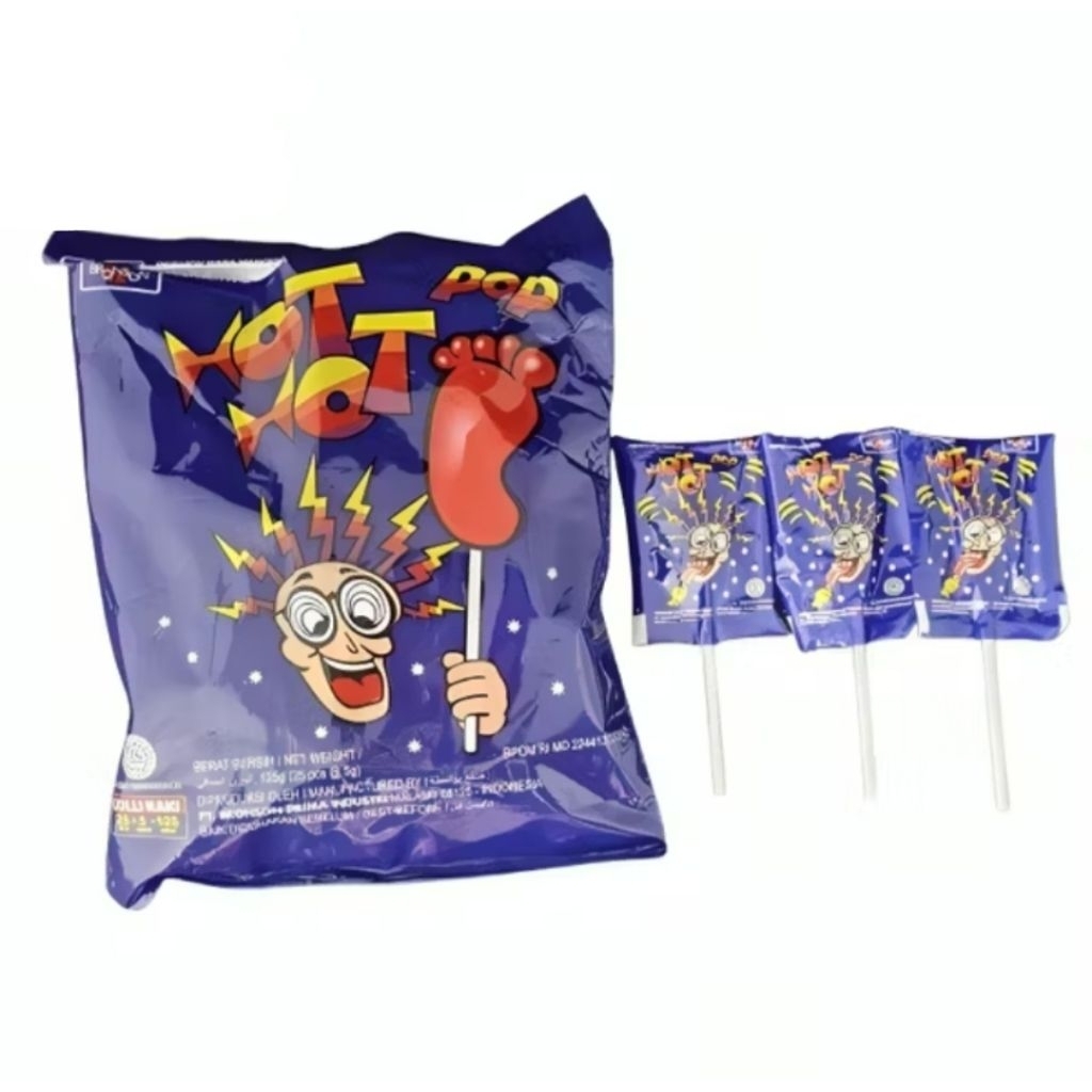 Jual PERMEN KAKI HOT HOT POP PACK (25X5g) | Shopee Indonesia