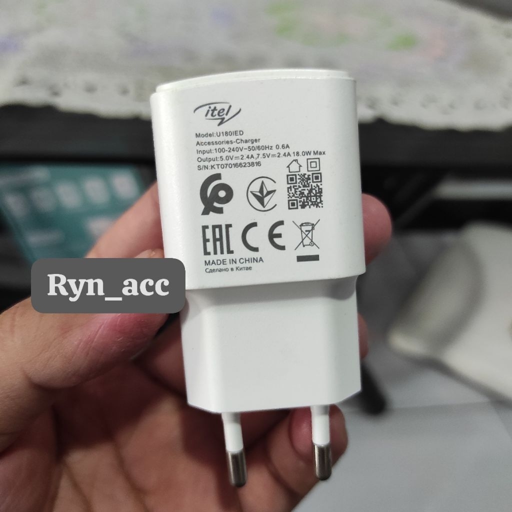 Jual Adaptor Itel / Infinix 18w Fast charging ( second ) | Shopee Indonesia