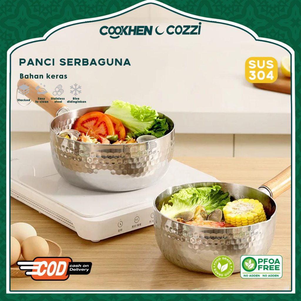 Jual Cookhen Panci Mie Premium Stainless Steel 304 Food Grade 18cm ...
