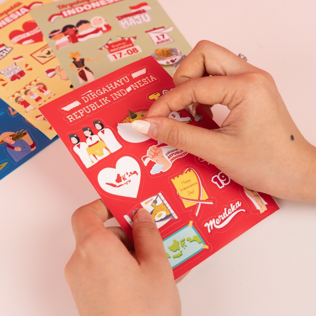 Jual Seruni Living Stiker / Sticker Scrapbook Kemerdekaan RI 17 Agustus ...