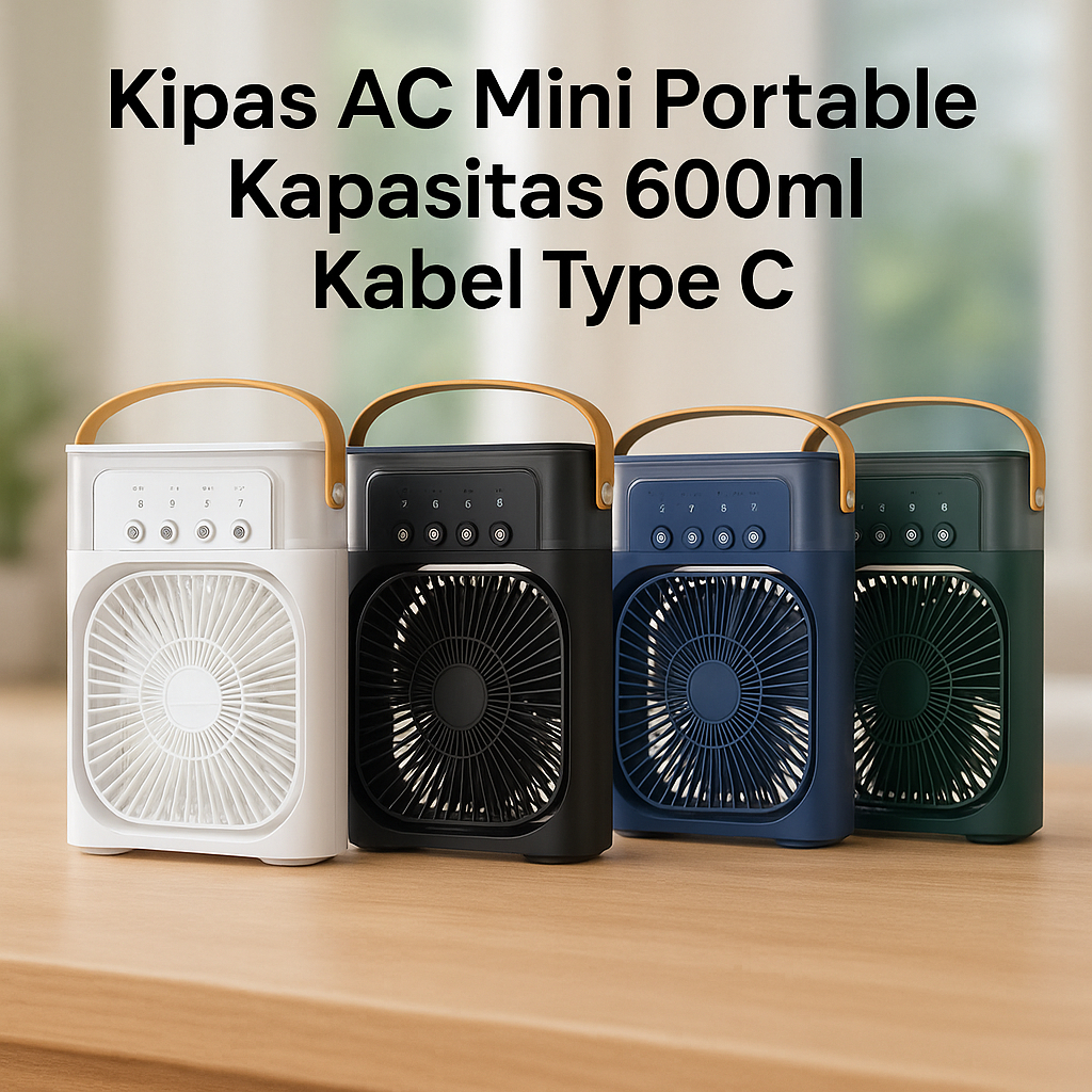 Jual MINI AC PORTABLE KIPAS ANGIN PELEMBAB PENYEJUK UDARA MINI FAN AC ...