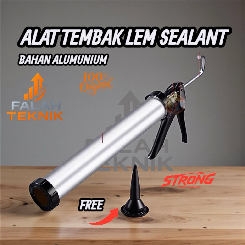 Jual Alat Tembak Lem Sealant Silicone Sealant Caulking Gun Sosis 15 ...
