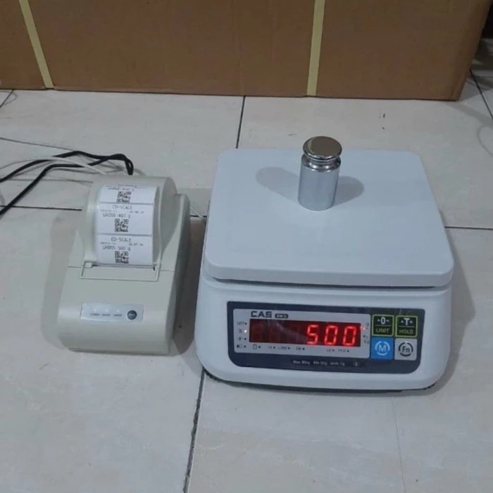 Jual Timbangan CAS SW II RED LED Double Display Cap 3Kg - 30Kg ...