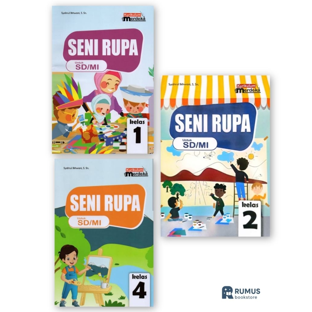 Jual Buku Seni Rupa WKJ SD Kelas 1 2 4 Kurikulum Merdeka | Shopee Indonesia