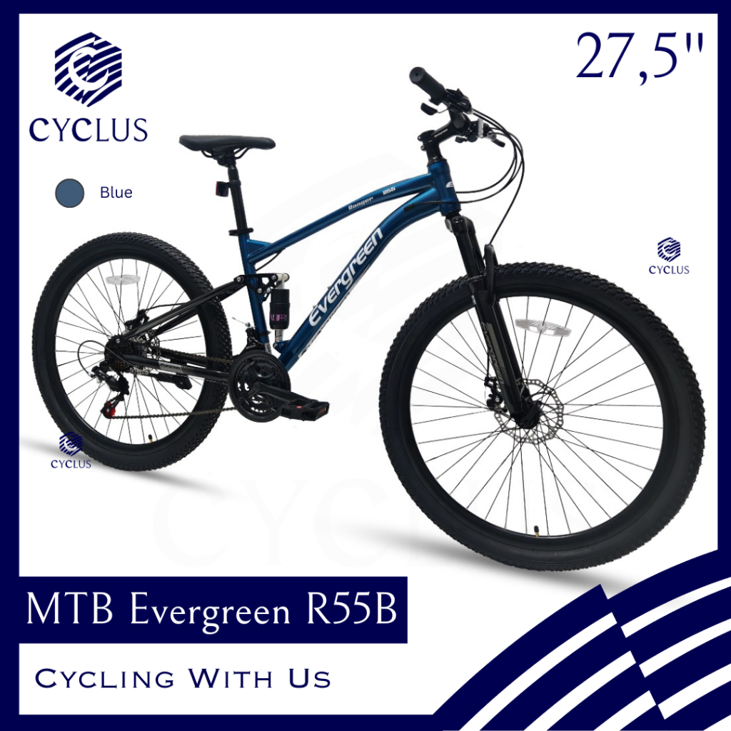 Jual Sepeda Gunung MTB Evergreen Ranger R55B R55 R35 Suspensi ...