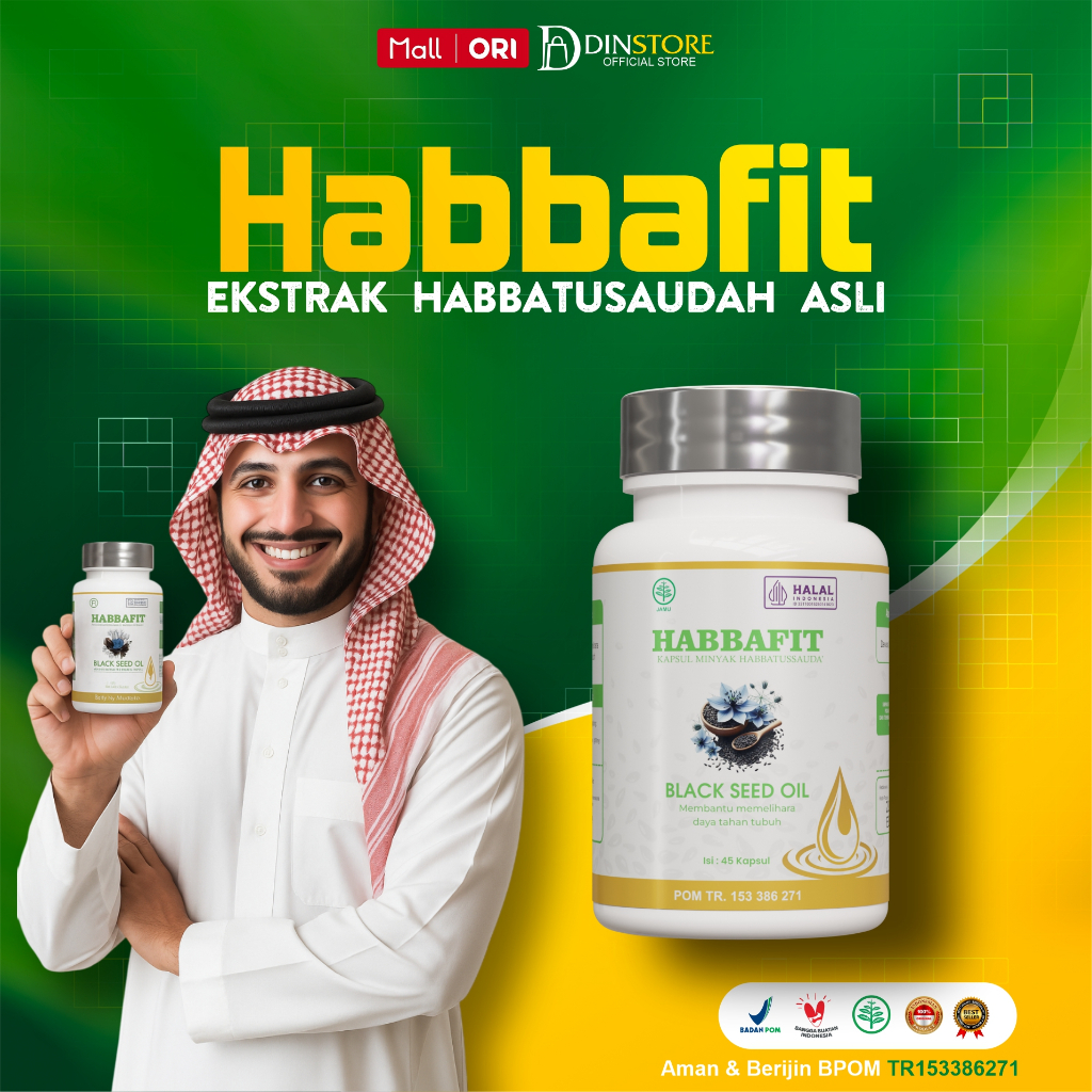 Jual Habbafit habbatussauda original asli Kapsul Minyak Jintan Hitam ...