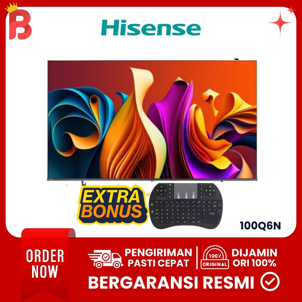 Jual HISENSE LED 75" QLED UHD/4K Q6N 75Q6N Google TV | Shopee Indonesia