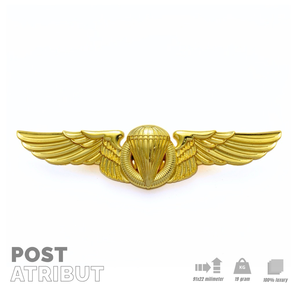 Jual LUXURY BREVET PARA DASAR TNI AU/ATRIBUT TNI / ATRIBUT TNI LUXURY ...