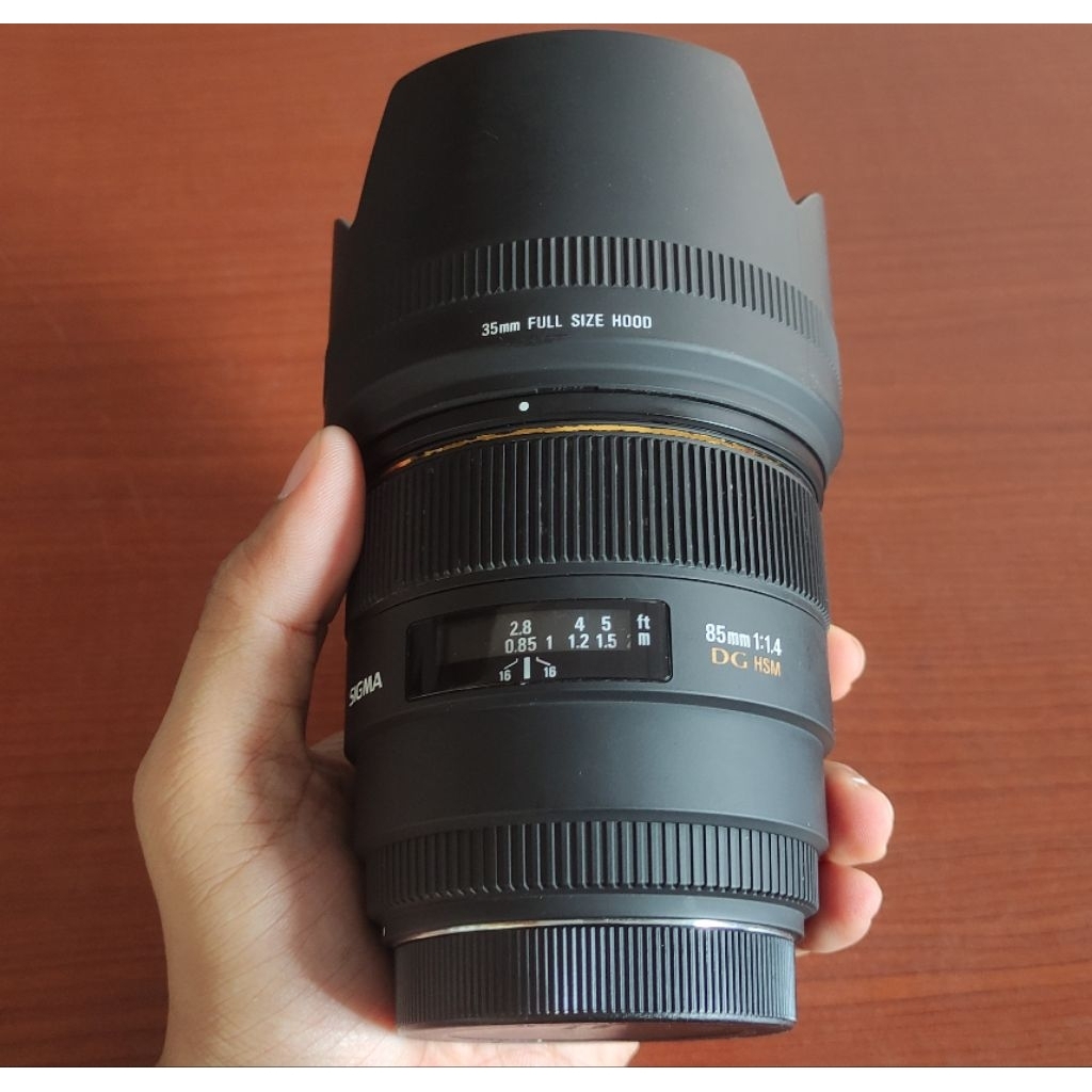 Jual Lensa Fix - Lensa SIGMA 85mm F1.4 DG EX HSM For Canon Harga Murah ...