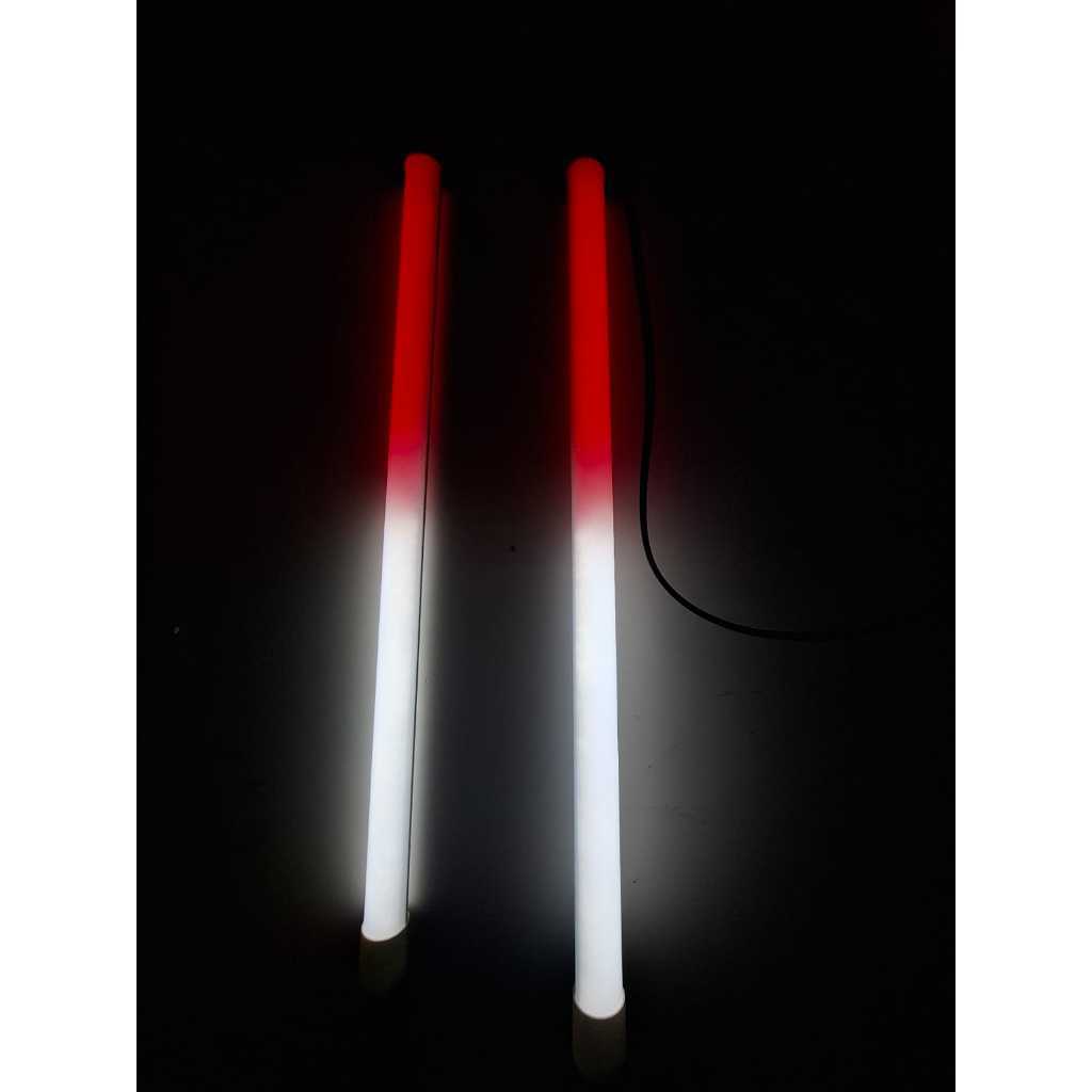 Jual lampu led tube tl 220v 60cm 60 cm 9 watt 9w merah putih hijau biru ...