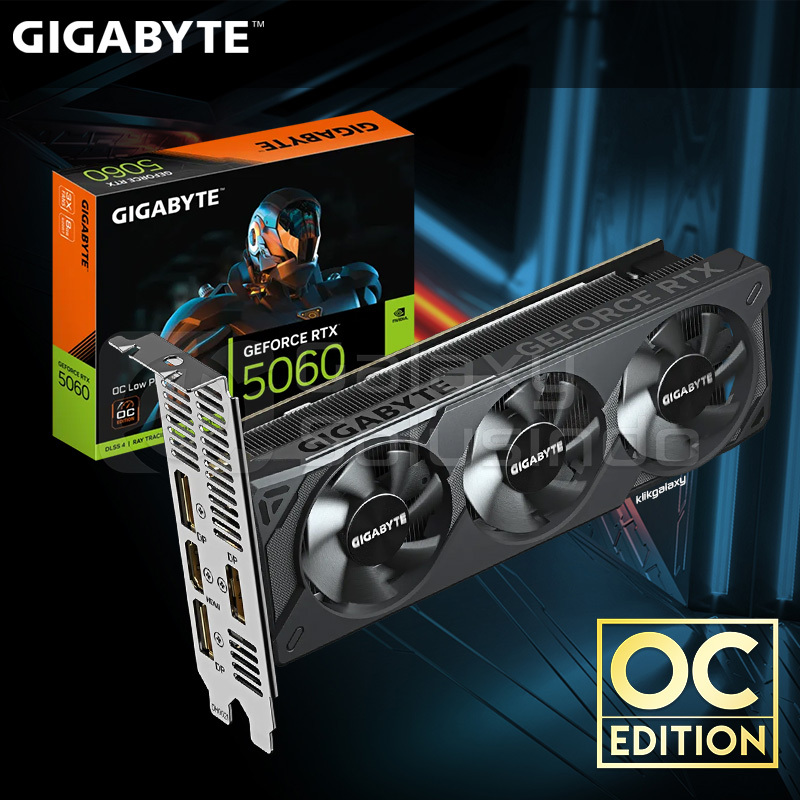 Jual GIGABYTE GeForce RTX 5060 LOW PROFILE 8GB OC GDDR7 - RTX5060 DDR7 ...