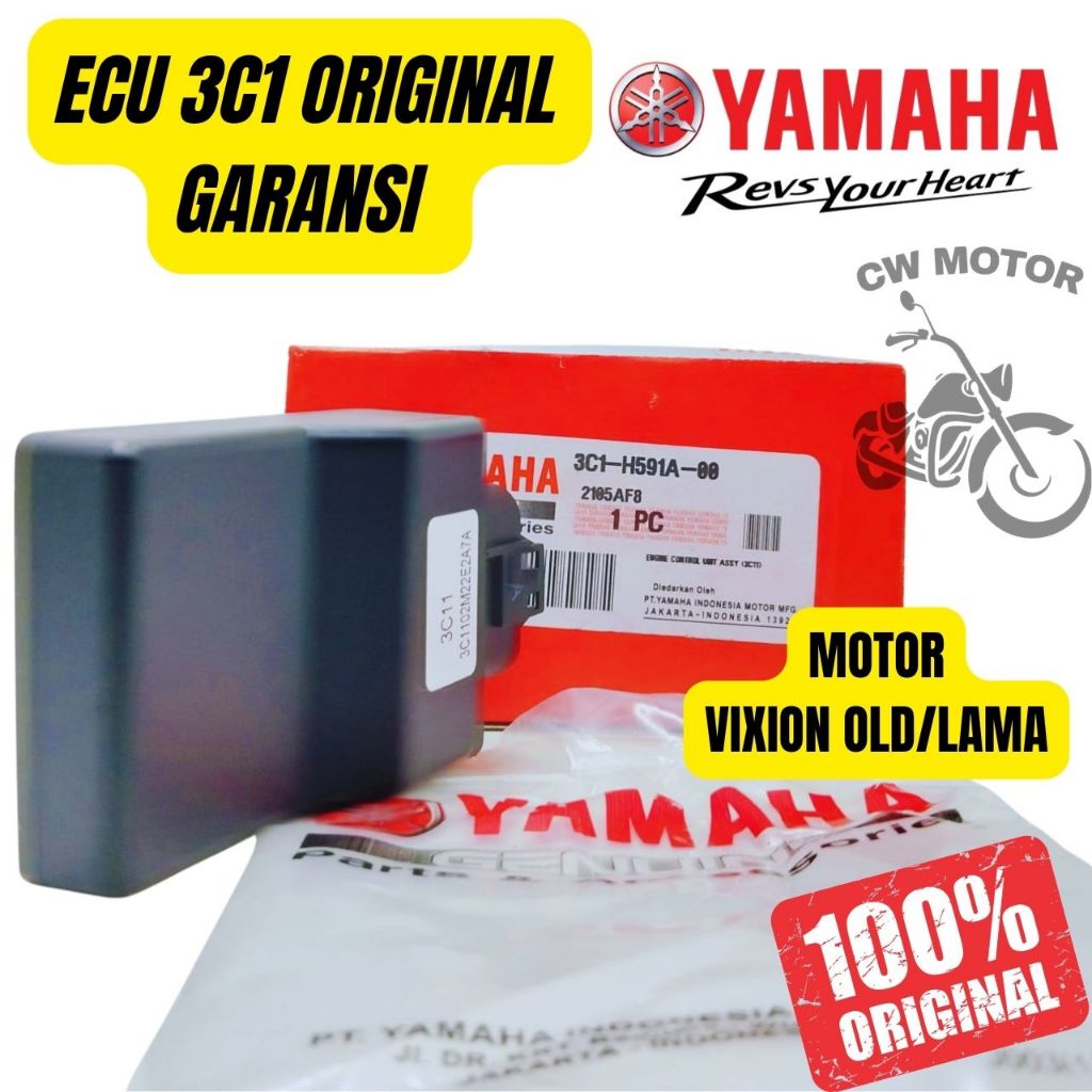 Jual ECU YAMAHA YGP KODE 3C1 MOTOR VIXION OLD/LAMA 100% ORIGINAL ...