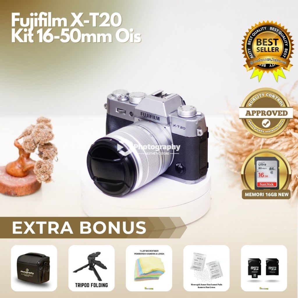 Jual FUJIFILM XT20 FULLSET MURAH SIAP PAKAI - FUJIFILM X-T20 FULLSETBOX | Shopee Indonesia