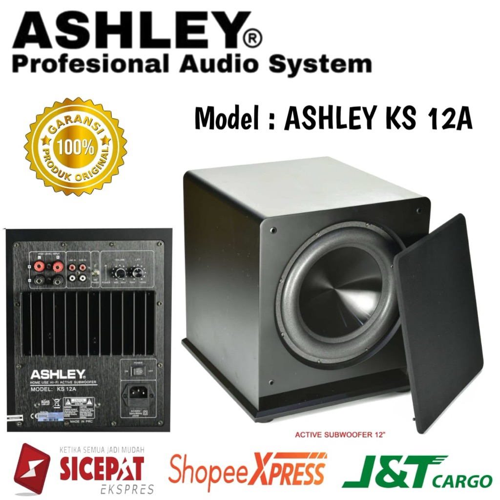 Jual Subwoofer Aktif Ashley Ks12a Original Subwoofer aktif ashley ...