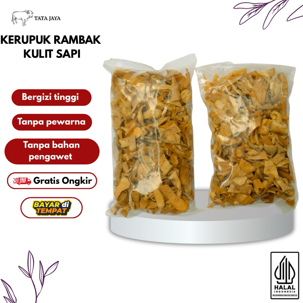 Jual Kerupuk Rambak Kulit Sapi (Patahan Kecil) Pritilan Tatajaya ...