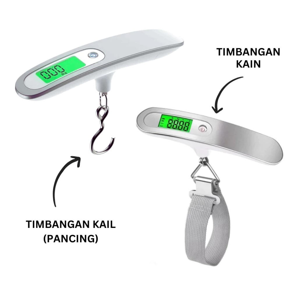 Jual Timbangan Koper Tas Electronic Travel Luggage Digital Gantung ...
