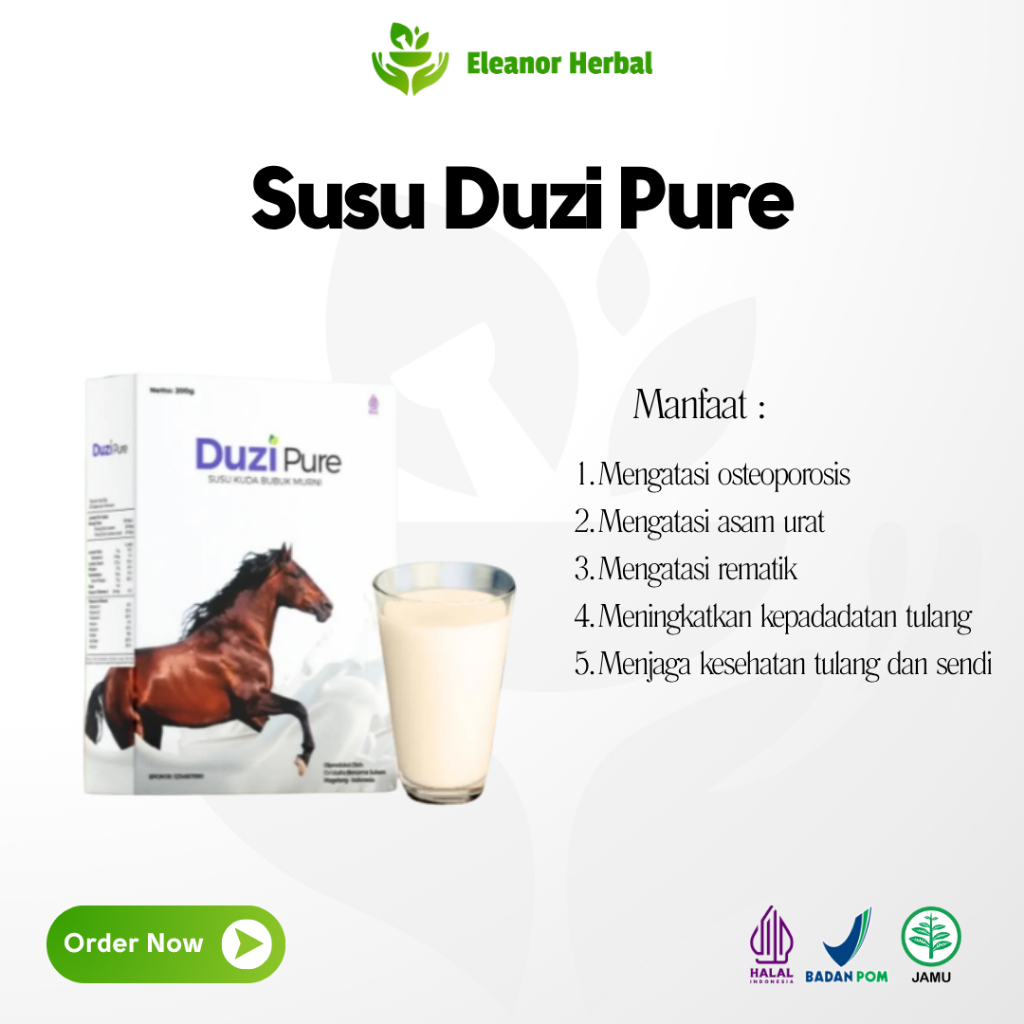 Jual Susu Kuda Murni Mengatasi Nyeri Tulang Sendi Asam Urat Susu Duzi ...