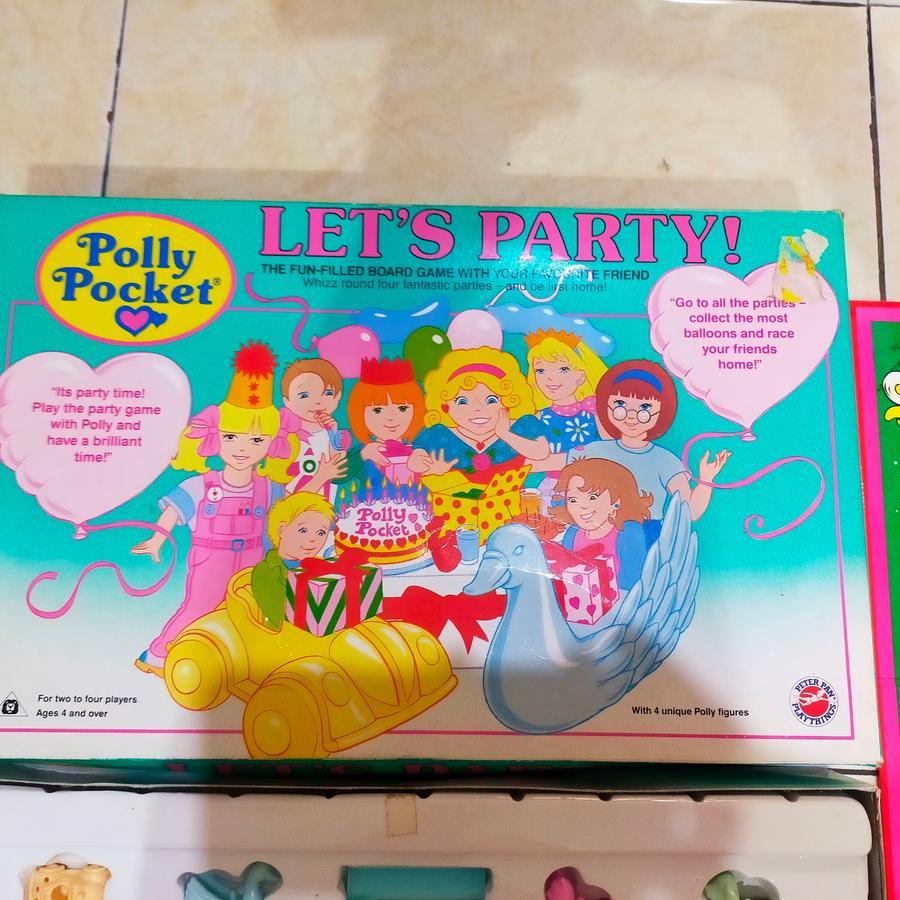 Jual Polly pocket Let's Party Board game bluebird komplit | Shopee ...