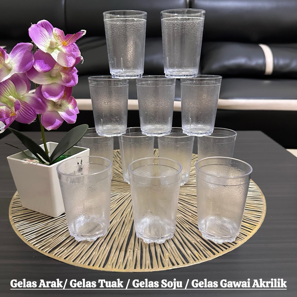 Jual Gelas mug plastik polos 250 ml - Gelas plastik tebal - Gelas ...