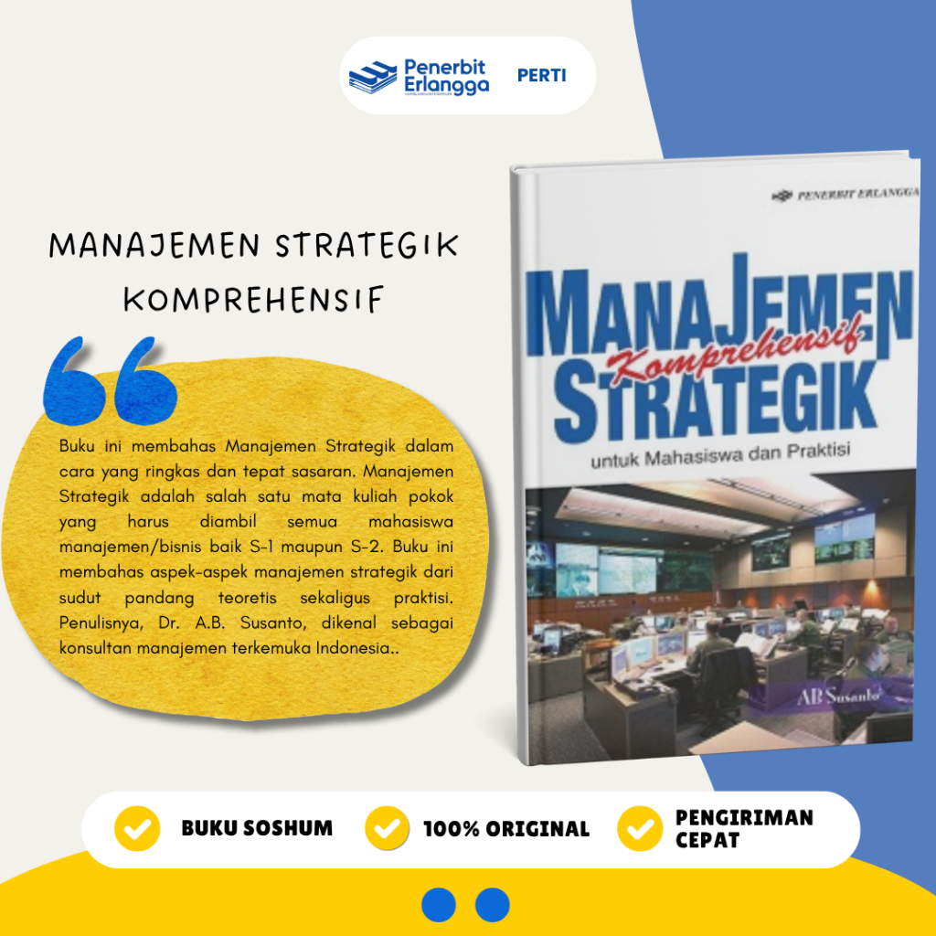 Jual [Erlangga Official] Manajemen Strategik Komprehensif - A.B ...