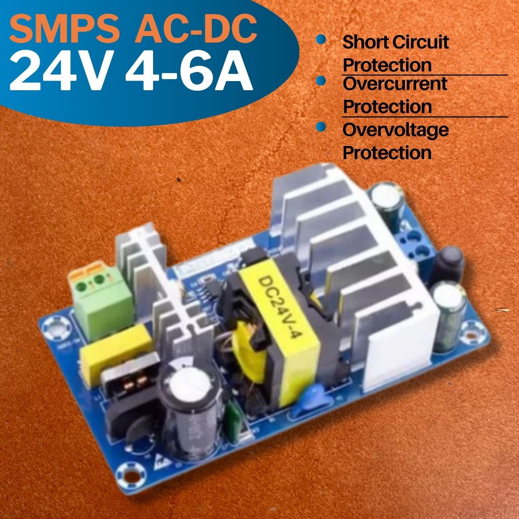 Jual Module Modul Switching Power Supply SMPS PSU 24V 4A AC-DC AC - DC Adaptor Adapter PCB Board ...