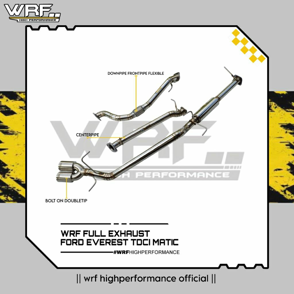 Jual WRF FORD EVEREST TDCI MANUAL / MATIC FULLSYSTEM PNP // KNALPOT ...