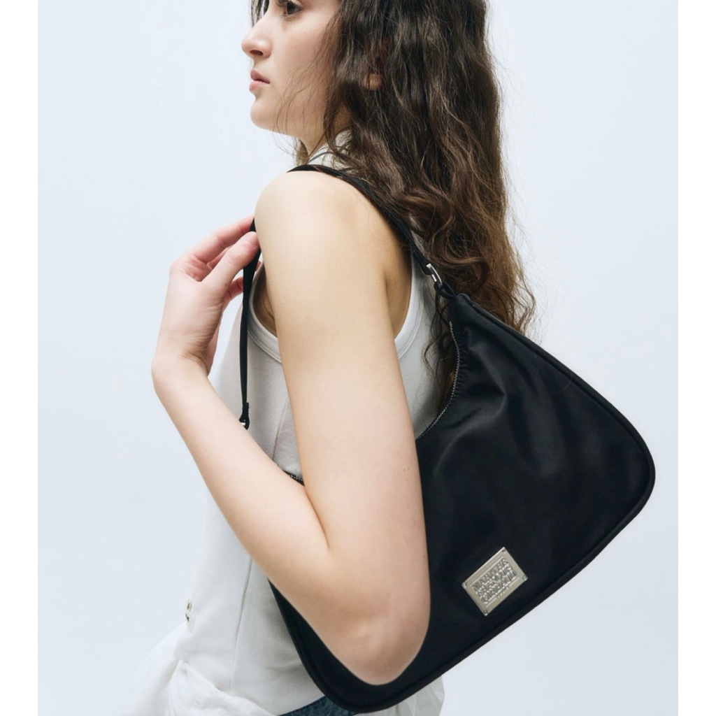 Jual [NEW] Marithe Classic Logo Hobo Bag Black | Shopee Indonesia