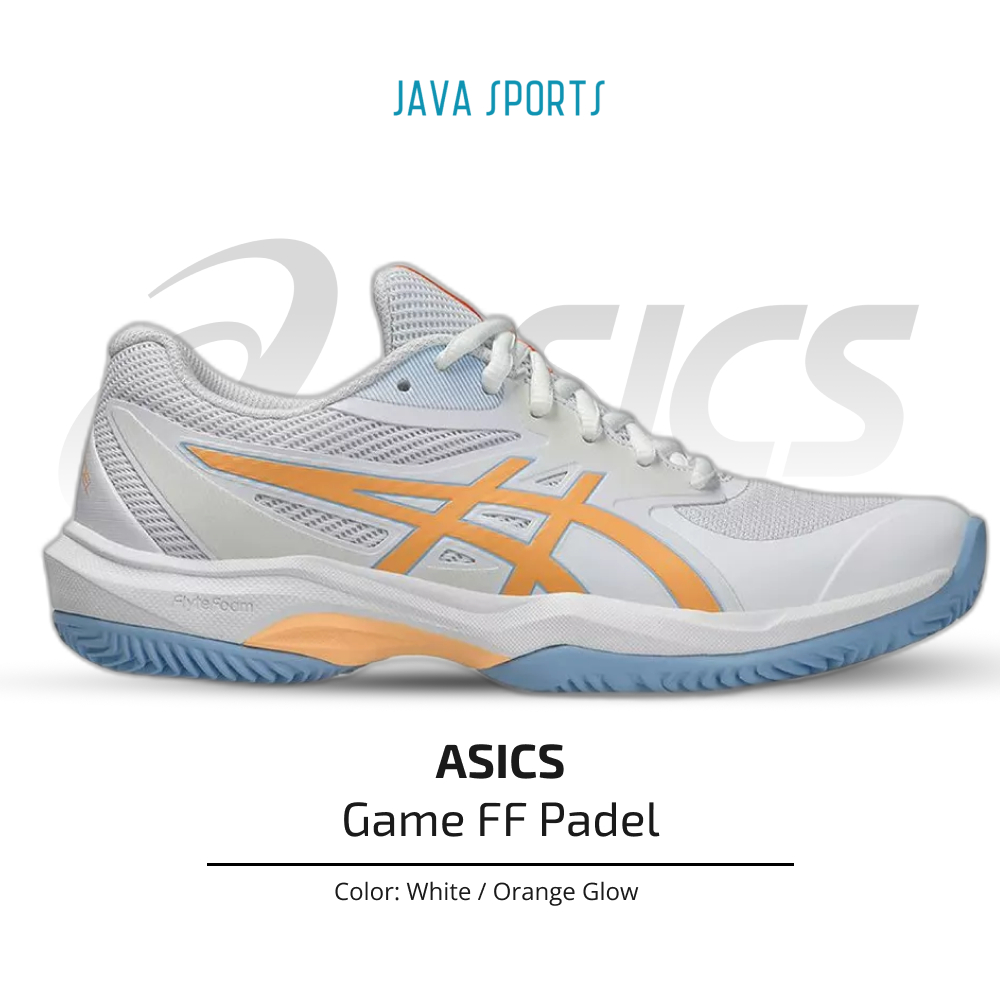 Jual Sepatu Padel Tenis Asics Game FF Original Padel Shoe | White ...