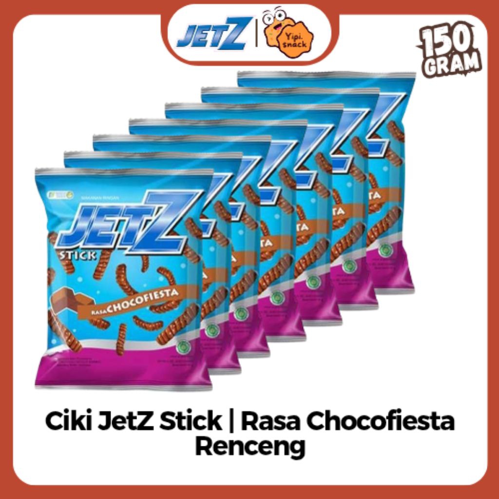 Jual Ciki JetZ Renceng isi 10 Stick Rasa Chocofiesta @12gr | Shopee ...