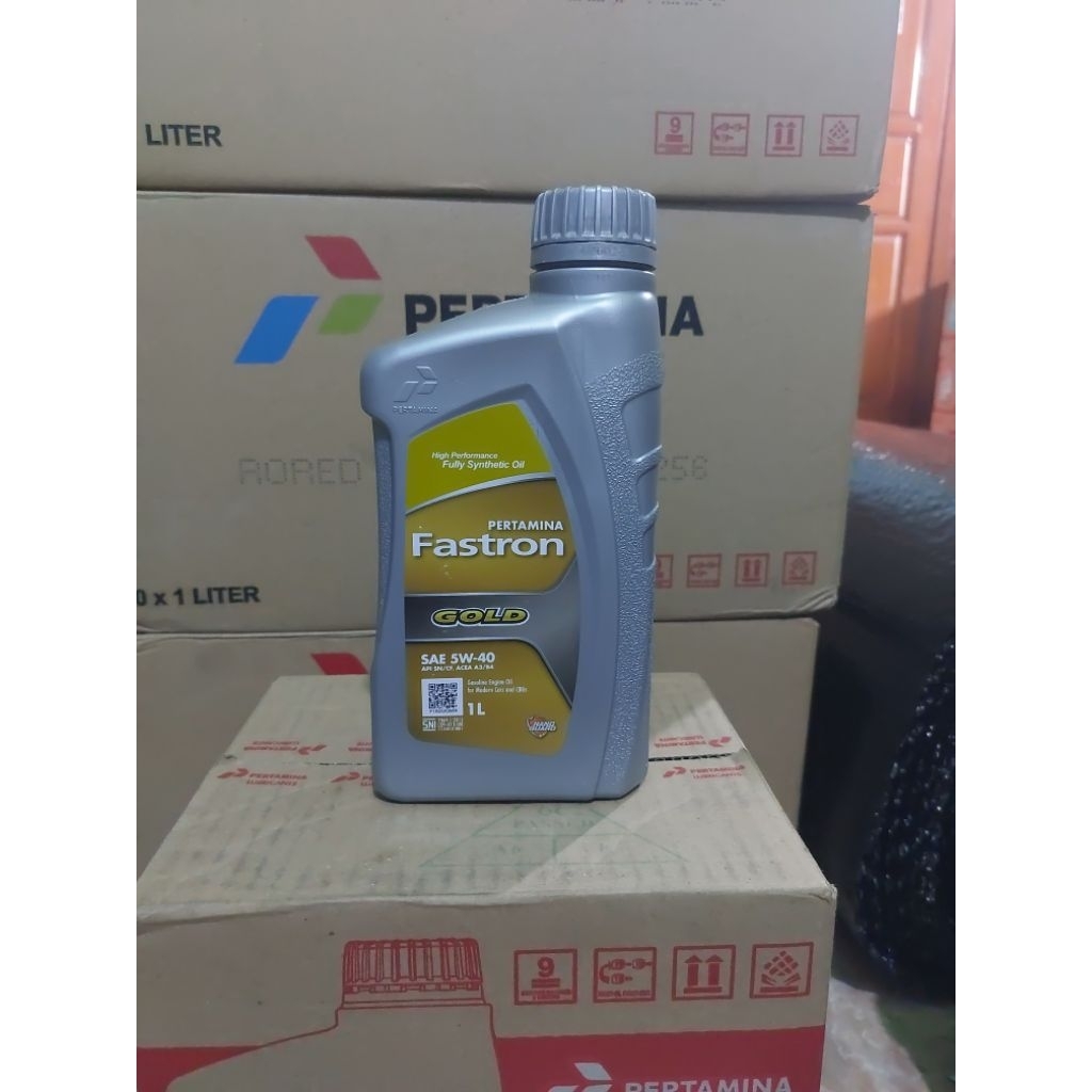 Jual FASTRON GOLD SAE 5W-40 1 LITER API SN/CF | Shopee Indonesia