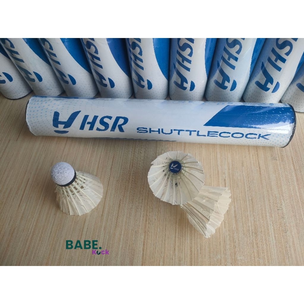 Jual Shuttlecock Bulutangkis HSR BIRU.Kok Badminton Anak/Latihan.1 slop ...