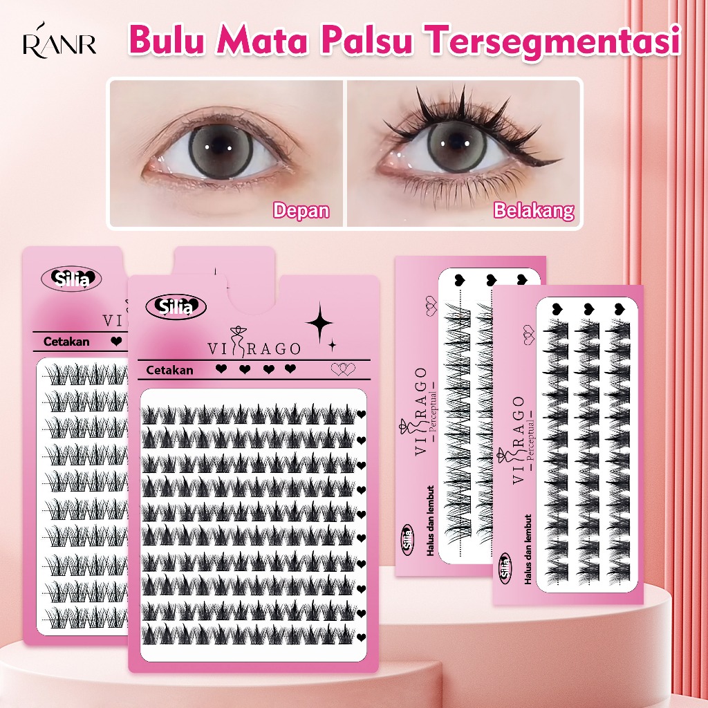 Jual RANR Eyelashes Extension Natural Bulu Mata Natural 3D Ekstensi ...
