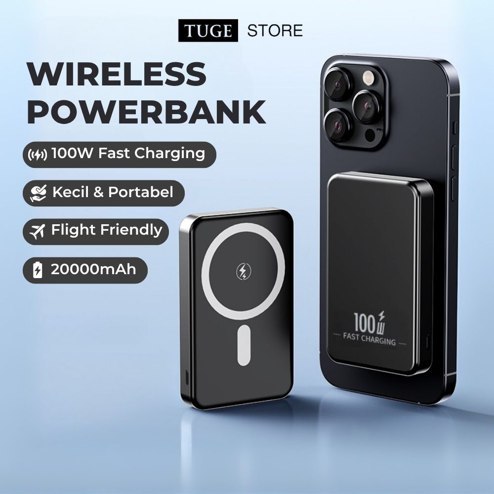 Jual TUGE Powerbank Fast Charging 100W 20000mAh Type C Lightning for ...