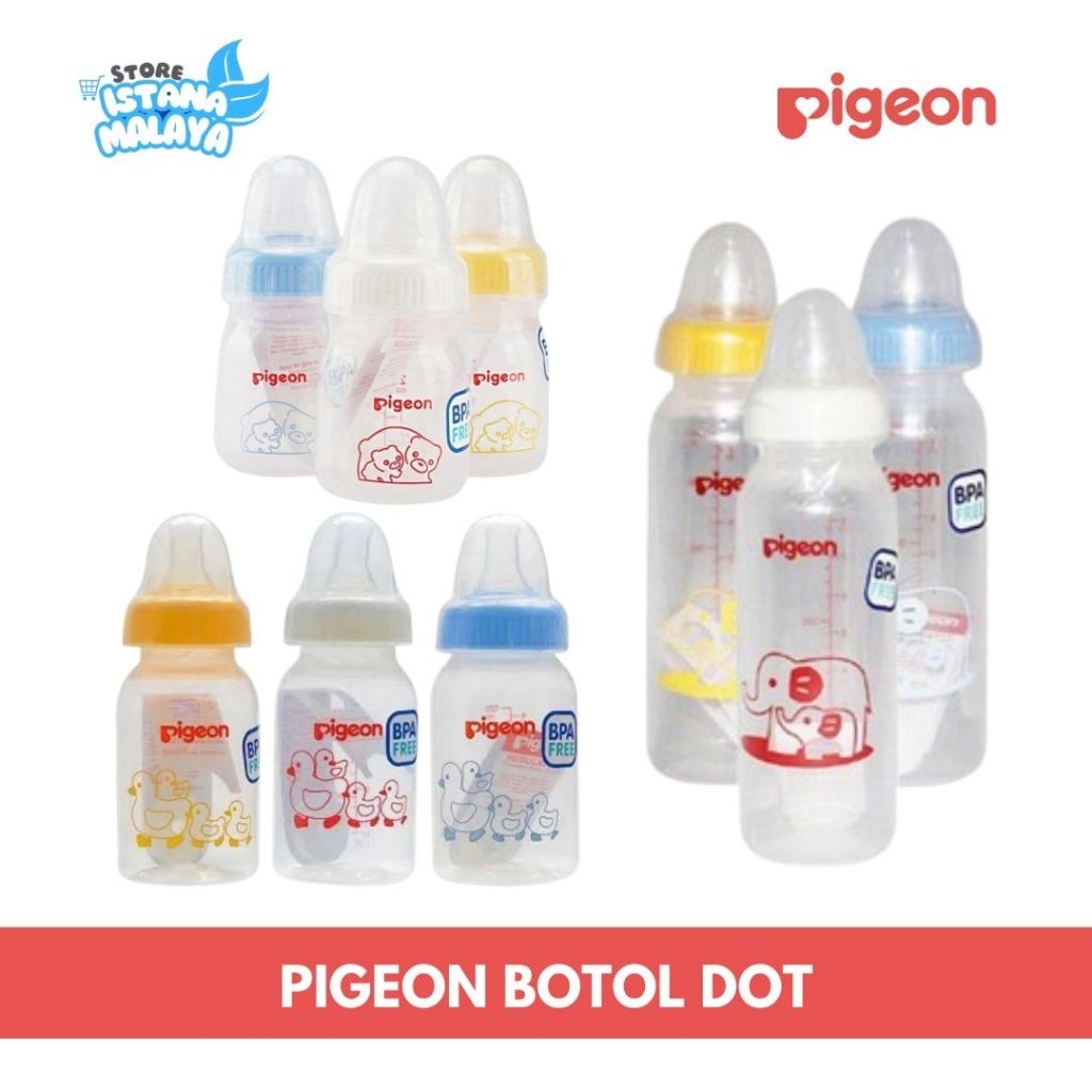 Jual Pigeon Baby Botol Dot Susu Bayi 50 / 120 / 240 ml | Shopee Indonesia