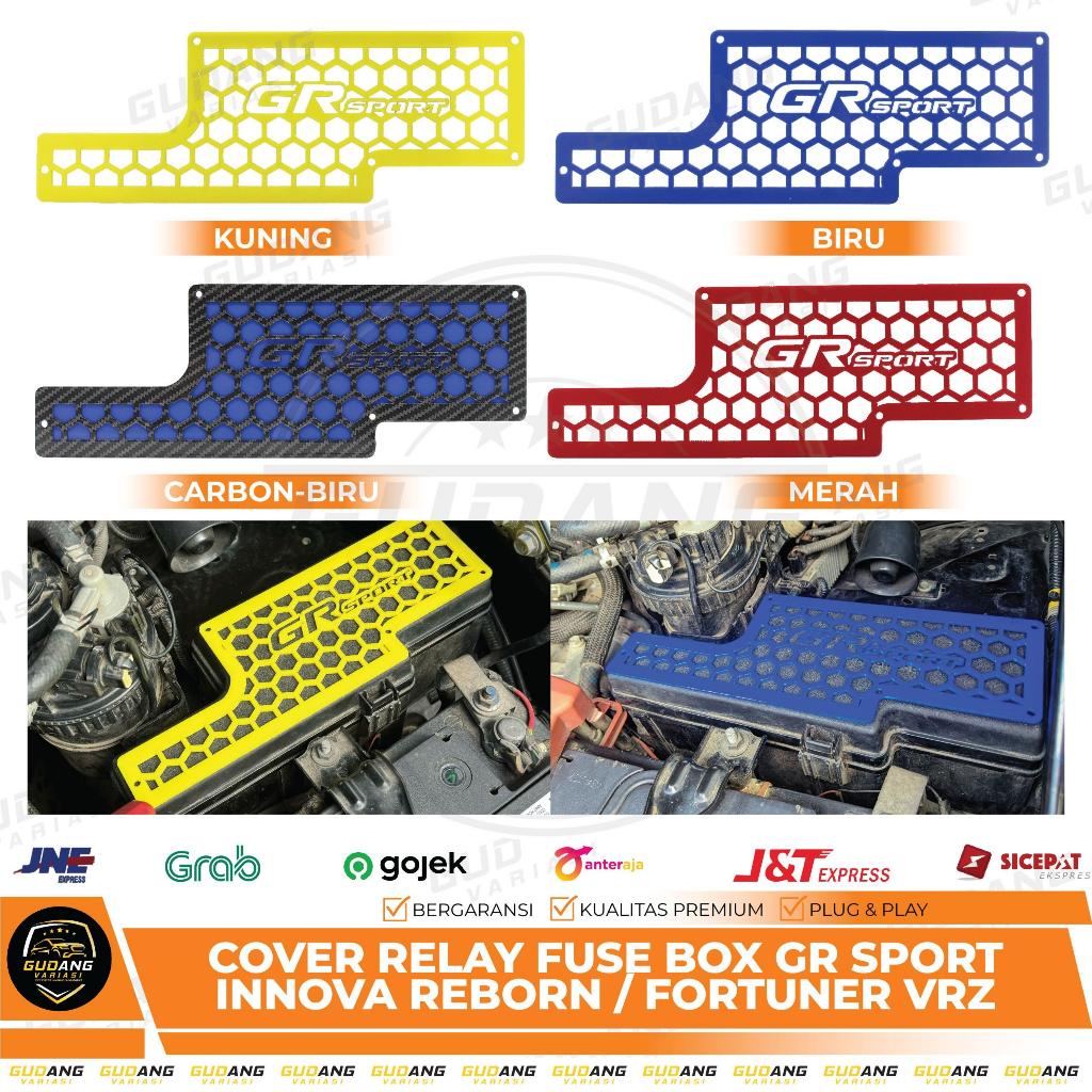 Jual Cover Relay Fuse Box GR Sport Innova Reborn / Fortuner VRZ 2016 ...