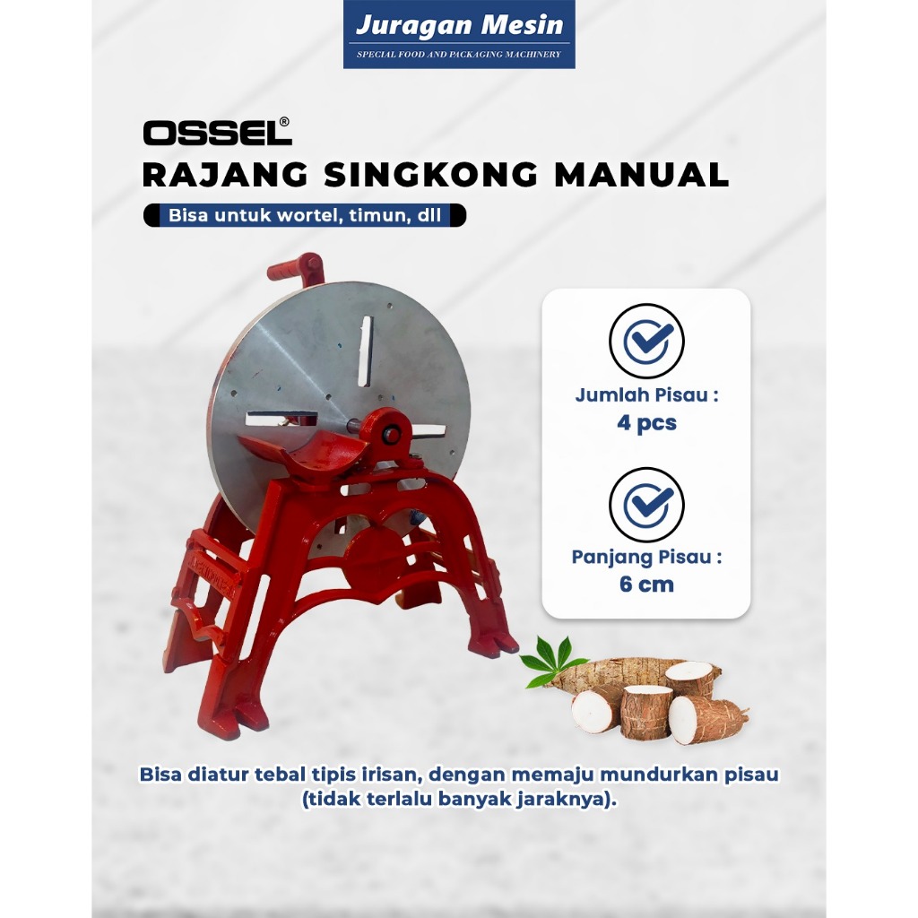Jual OSSEL ALAT RAJANG SINGKONG PERAJANG SINGKONG MANUAL ALAT RAJANG ...