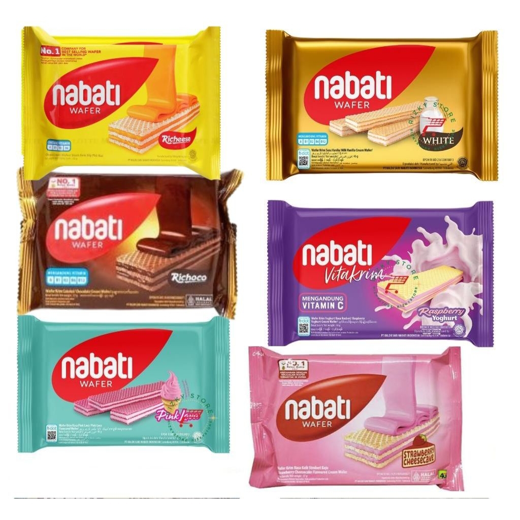 Jual Nabati Wafer 2000 (1 pcs) / Wafer Nabati / wafer richeese /Nabati ...